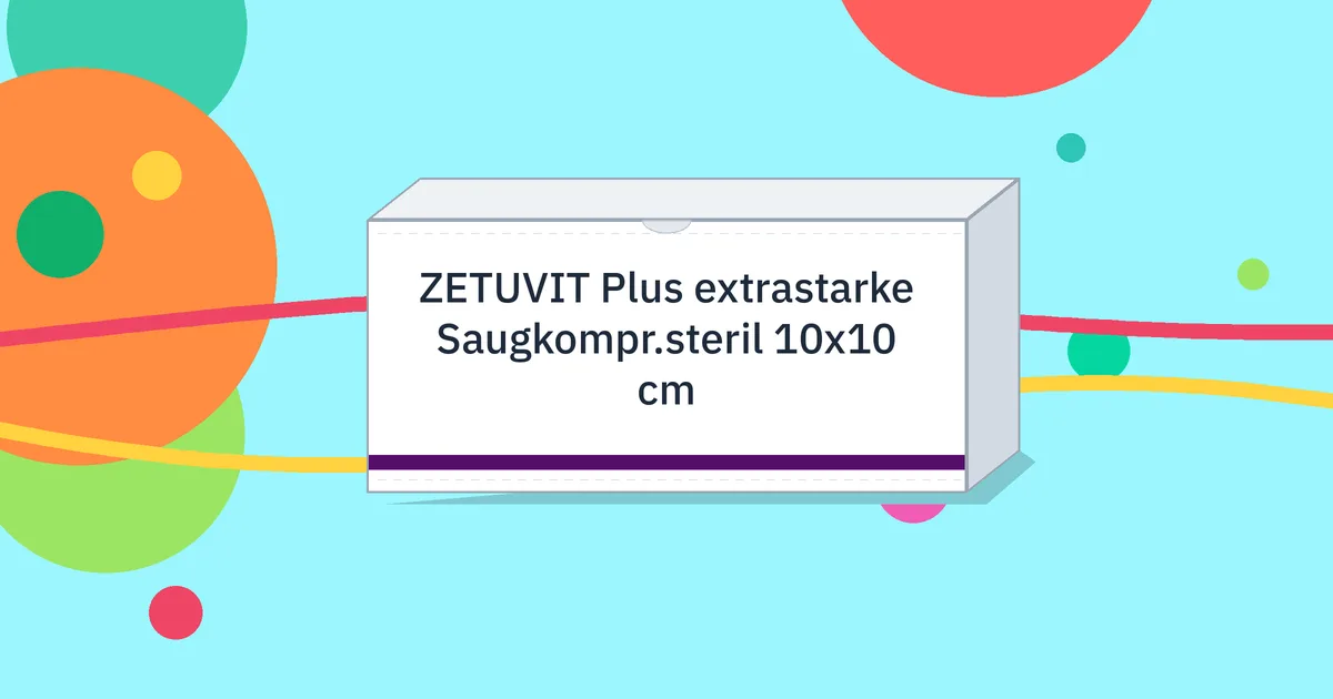 Symbolbild: Packung mit der Aufschrift ZETUVIT Plus extrastarke Saugkompr.steril 10x10 cm (PZN 18124530) – Verfügbarkeit und Bezug in Apotheken in Frankfurt am Main