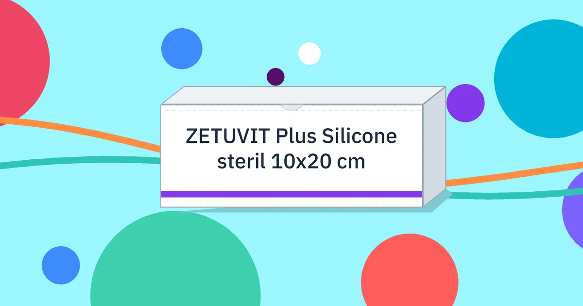 Symbolbild: Packung mit der Aufschrift ZETUVIT Plus Silicone steril 10x20 cm (PZN 20347467) – Verfügbarkeit und Bezug in Apotheken in Frankfurt am Main