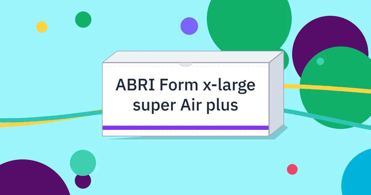 Symbolbild: Packung mit der Aufschrift ABRI Form x-large super Air plus (PZN 04608046) – Verfügbarkeit und Bezug in Apotheken in Frankfurt am Main