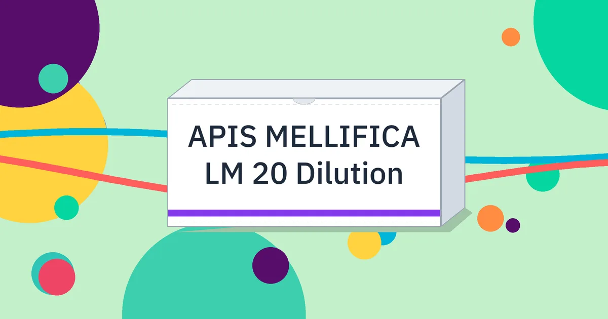 Symbolbild: Packung mit der Aufschrift APIS MELLIFICA LM 20 Dilution (PZN 12765179) – Verfügbarkeit und Bezug in Apotheken in Frankfurt am Main
