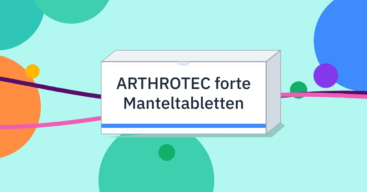 Symbolbild: Packung mit der Aufschrift ARTHROTEC forte Manteltabletten (PZN 10040957) – Verfügbarkeit und Bezug in Apotheken in Frankfurt am Main