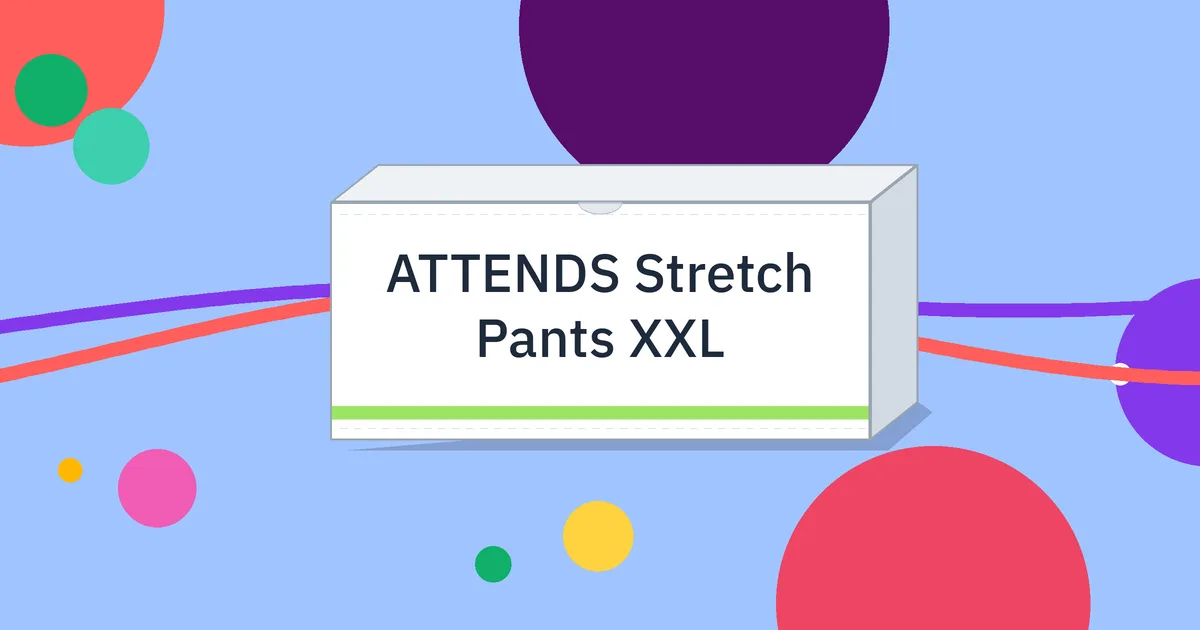 Symbolbild: Packung mit der Aufschrift ATTENDS Stretch Pants XXL (PZN 18842248) – Verfügbarkeit und Bezug in Apotheken in Frankfurt am Main