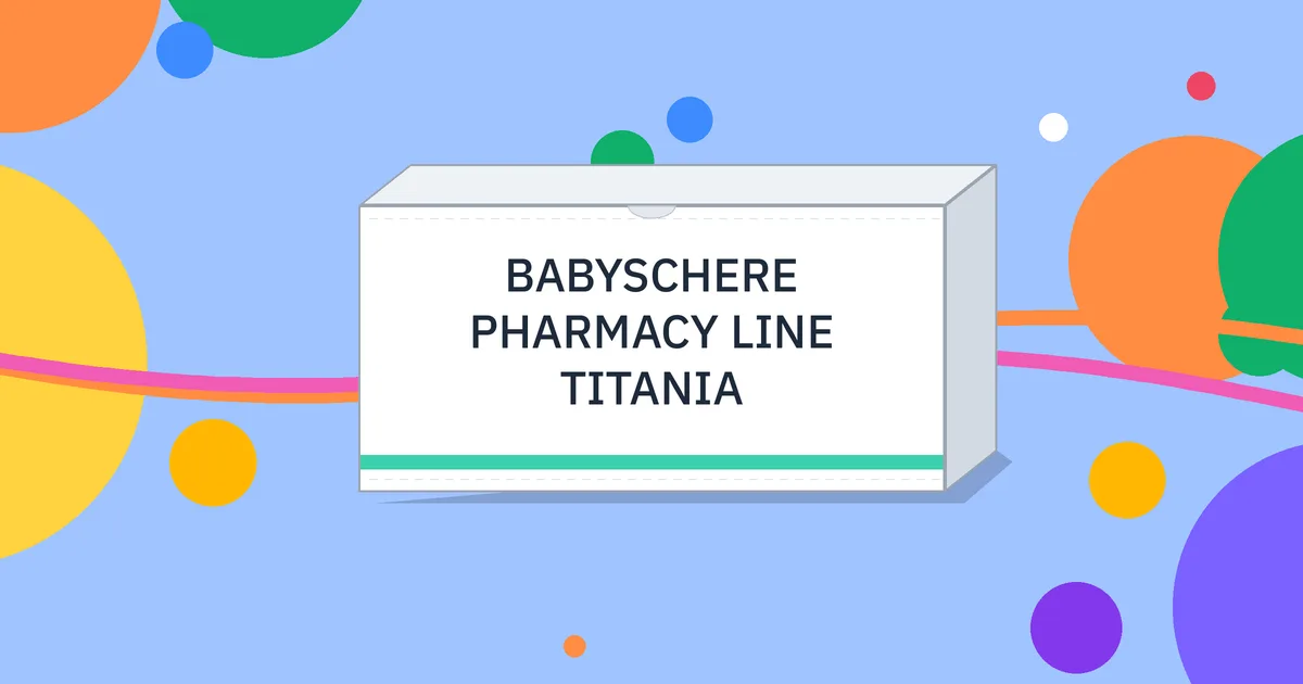 Symbolbild: Packung mit der Aufschrift BABYSCHERE PHARMACY LINE TITANIA (PZN 13886867) – Verfügbarkeit und Bezug in Apotheken in Frankfurt am Main