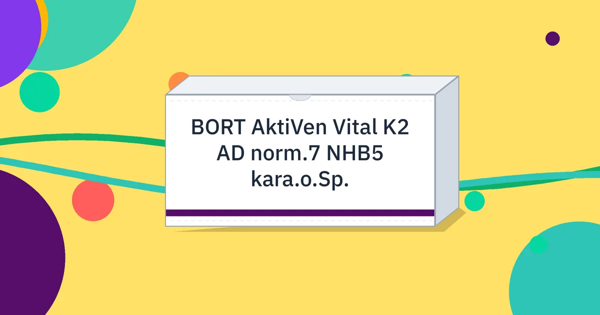 Symbolbild: Packung mit der Aufschrift BORT AktiVen Vital K2 AD norm.7 NHB5 kara.o.Sp. (PZN 17492800) – Verfügbarkeit und Bezug in Apotheken in Frankfurt am Main