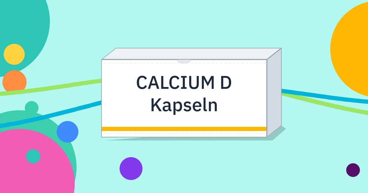 Symbolbild: Packung mit der Aufschrift CALCIUM D Kapseln (PZN 09746238) – Verfügbarkeit und Bezug in Apotheken in Frankfurt am Main