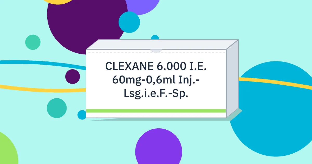 Symbolbild: Packung mit der Aufschrift CLEXANE 6.000 I.E. 60mg-0,6ml Inj.-Lsg.i.e.F.-Sp. (PZN 01244678) – Verfügbarkeit und Bezug in Apotheken in Frankfurt am Main