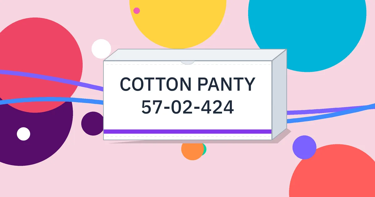 Symbolbild: Packung mit der Aufschrift COTTON PANTY 57-02-424 (PZN 03232969) – Verfügbarkeit und Bezug in Apotheken in Frankfurt am Main