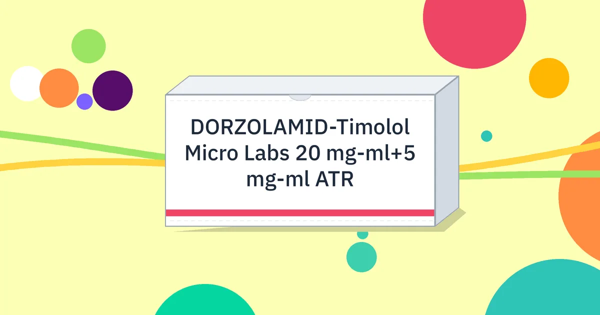 Symbolbild: Packung mit der Aufschrift DORZOLAMID-Timolol Micro Labs 20 mg-ml+5 mg-ml ATR (PZN 13881284) – Verfügbarkeit und Bezug in Apotheken in Frankfurt am Main