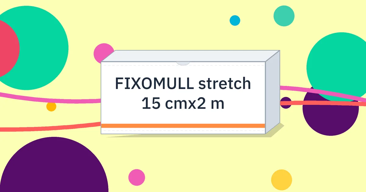 Symbolbild: Packung mit der Aufschrift FIXOMULL stretch 15 cmx2 m (PZN 17820339) – Verfügbarkeit und Bezug in Apotheken in Frankfurt am Main