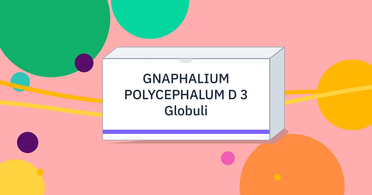 Symbolbild: Packung mit der Aufschrift GNAPHALIUM POLYCEPHALUM D 3 Globuli (PZN 07247583) – Verfügbarkeit und Bezug in Apotheken in Frankfurt am Main