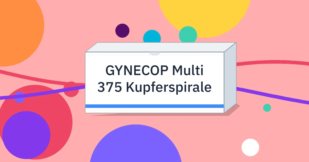 Symbolbild: Packung mit der Aufschrift GYNECOP Multi 375 Kupferspirale (PZN 14280316) – Verfügbarkeit und Bezug in Apotheken in Frankfurt am Main