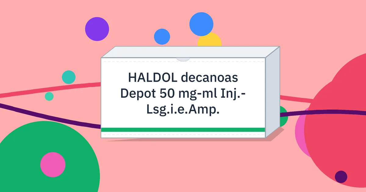 Symbolbild: Packung mit der Aufschrift HALDOL decanoas Depot 50 mg-ml Inj.-Lsg.i.e.Amp. (PZN 08772162) – Verfügbarkeit und Bezug in Apotheken in Frankfurt am Main