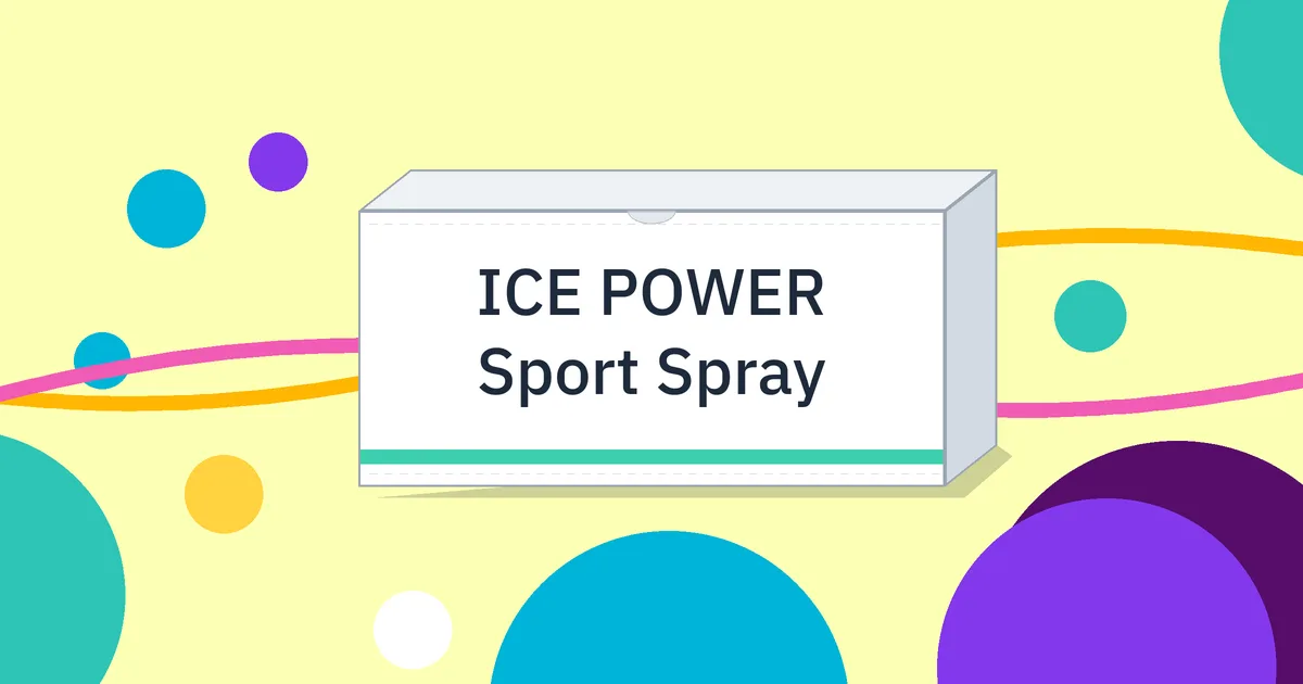 Symbolbild: Packung mit der Aufschrift ICE POWER Sport Spray (PZN 00262987) – Verfügbarkeit und Bezug in Apotheken in Frankfurt am Main