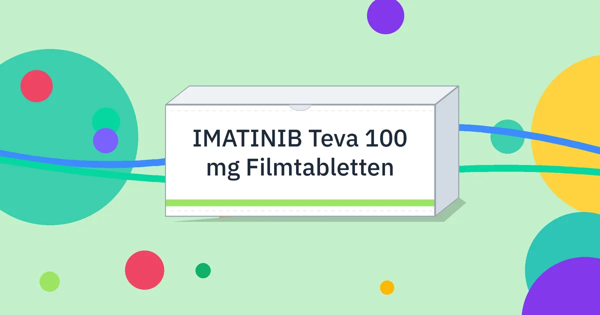 Symbolbild: Packung mit der Aufschrift IMATINIB Teva 100 mg Filmtabletten (PZN 13247392) – Verfügbarkeit und Bezug in Apotheken in Frankfurt am Main