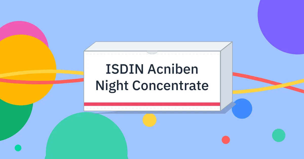 Symbolbild: Packung mit der Aufschrift ISDIN Acniben Night Concentrate (PZN 17618371) – Verfügbarkeit und Bezug in Apotheken in Frankfurt am Main
