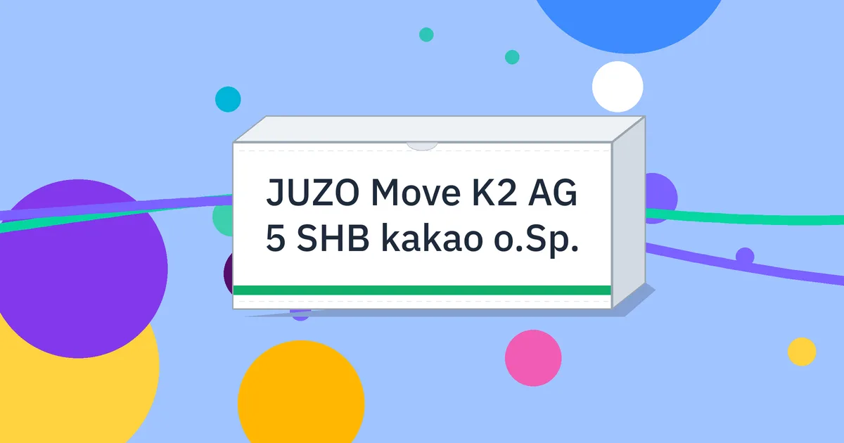 Symbolbild: Packung mit der Aufschrift JUZO Move K2 AG 5 SHB kakao o.Sp. (PZN 18557708) – Verfügbarkeit und Bezug in Apotheken in Frankfurt am Main