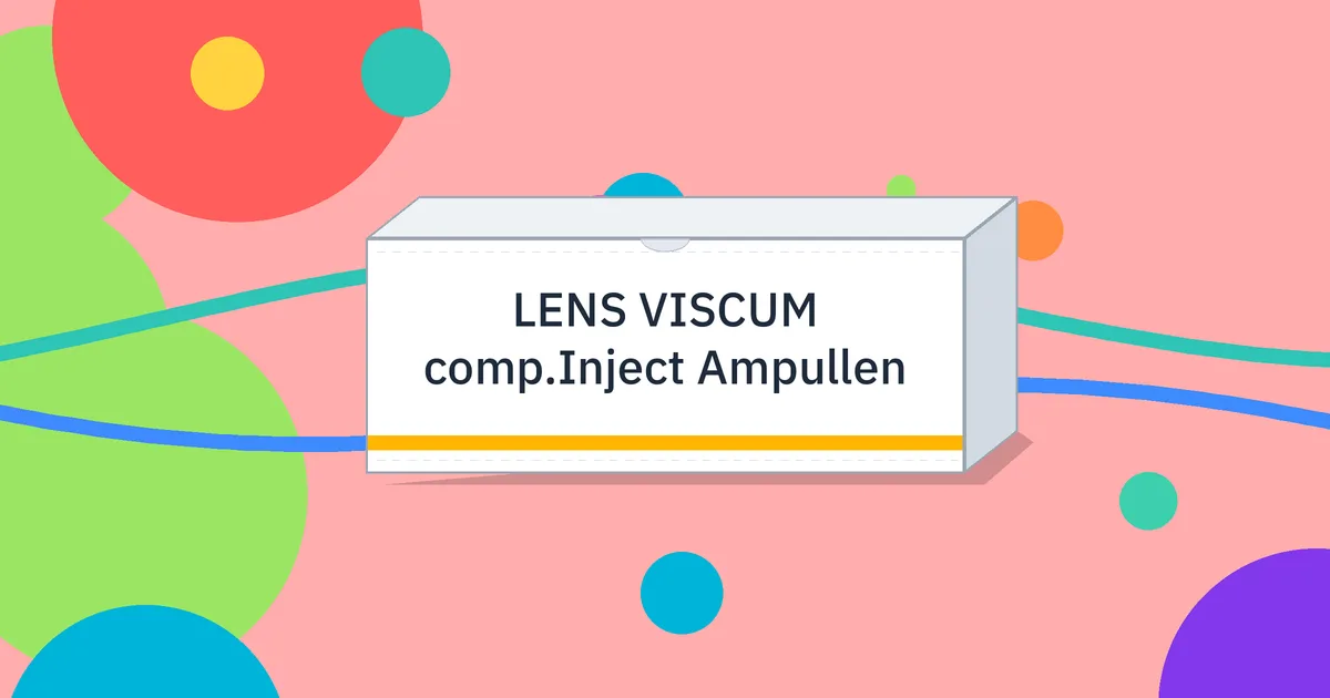 Symbolbild: Packung mit der Aufschrift LENS VISCUM comp.Inject Ampullen (PZN 00081530) – Verfügbarkeit und Bezug in Apotheken in Frankfurt am Main