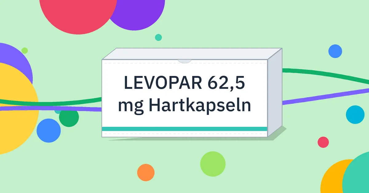 Symbolbild: Packung mit der Aufschrift LEVOPAR 62,5 mg Hartkapseln (PZN 00189718) – Verfügbarkeit und Bezug in Apotheken in Frankfurt am Main