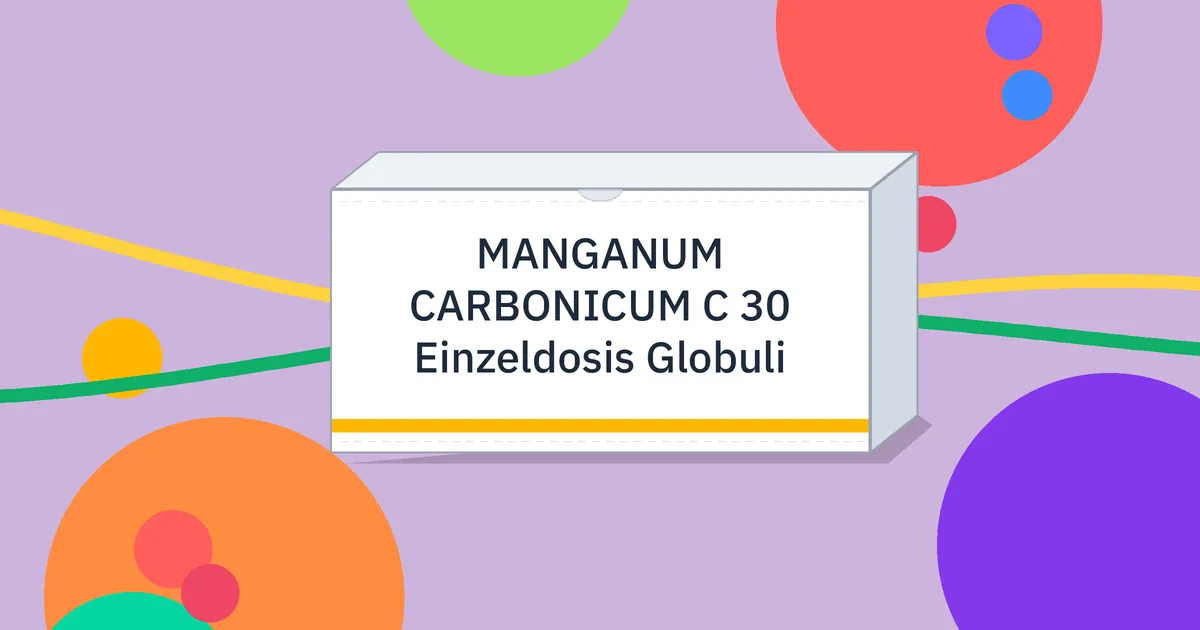 Symbolbild: Packung mit der Aufschrift MANGANUM CARBONICUM C 30 Einzeldosis Globuli (PZN 02694946) – Verfügbarkeit und Bezug in Apotheken in Frankfurt am Main
