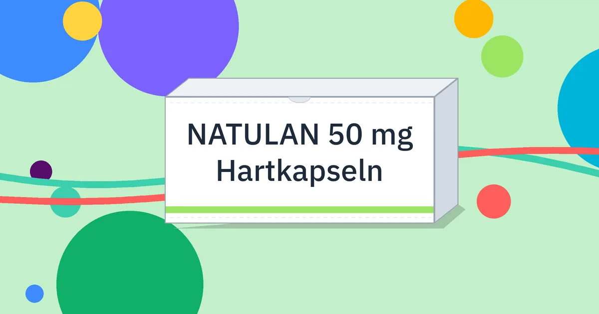 Symbolbild: Packung mit der Aufschrift NATULAN 50 mg Hartkapseln (PZN 04878395) – Verfügbarkeit und Bezug in Apotheken in Frankfurt am Main