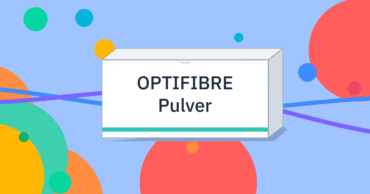 Symbolbild: Packung mit der Aufschrift OPTIFIBRE Pulver (PZN 10832799) – Verfügbarkeit und Bezug in Apotheken in Frankfurt am Main
