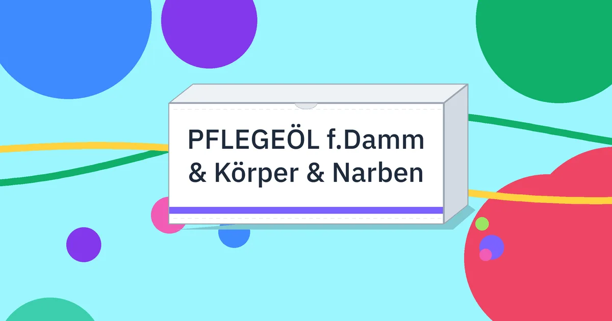 Symbolbild: Packung mit der Aufschrift PFLEGEÖL f.Damm & Körper & Narben (PZN 19706381) – Verfügbarkeit und Bezug in Apotheken in Frankfurt am Main