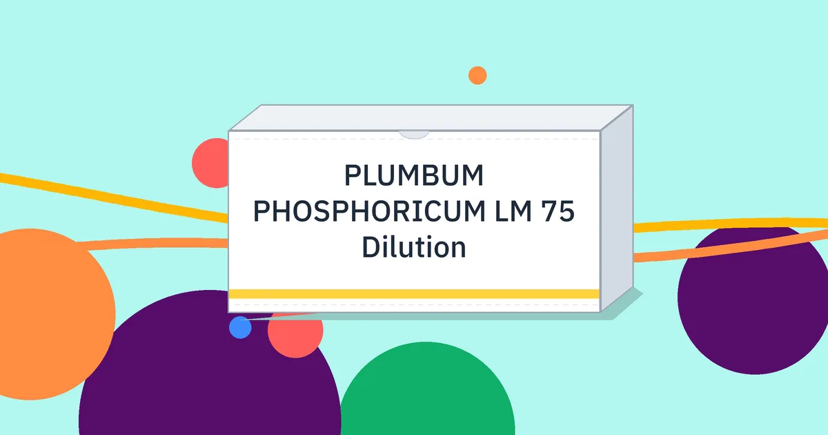 Symbolbild: Packung mit der Aufschrift PLUMBUM PHOSPHORICUM LM 75 Dilution (PZN 13042767) – Verfügbarkeit und Bezug in Apotheken in Frankfurt am Main