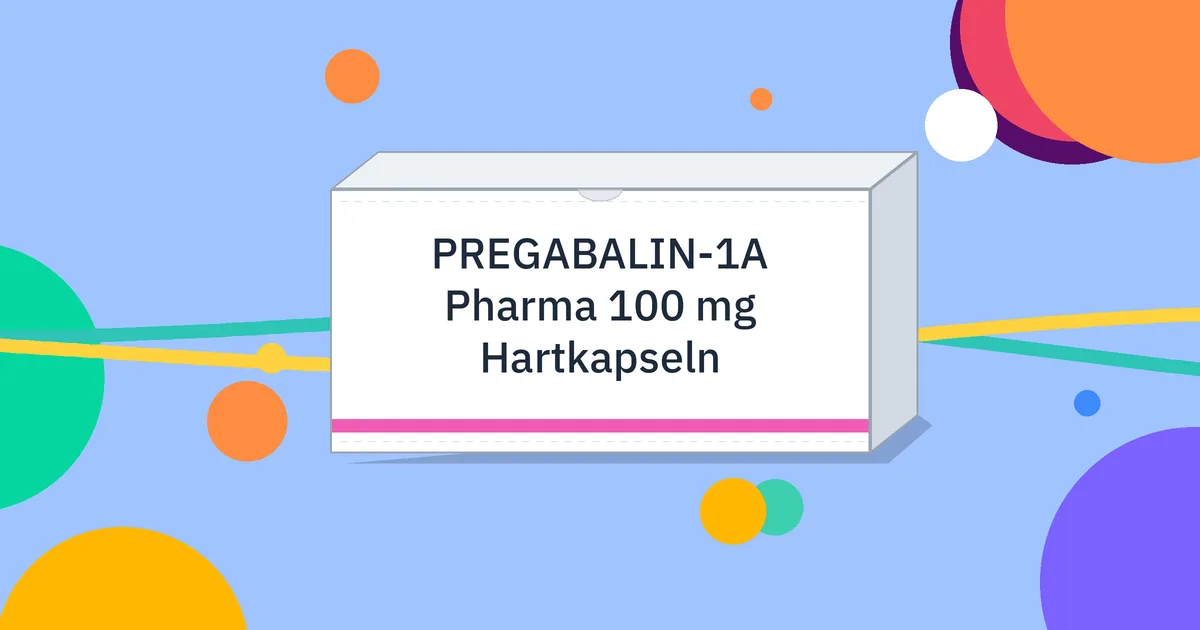 Symbolbild: Packung mit der Aufschrift PREGABALIN-1A Pharma 100 mg Hartkapseln (PZN 10973100) – Verfügbarkeit und Bezug in Apotheken in Frankfurt am Main