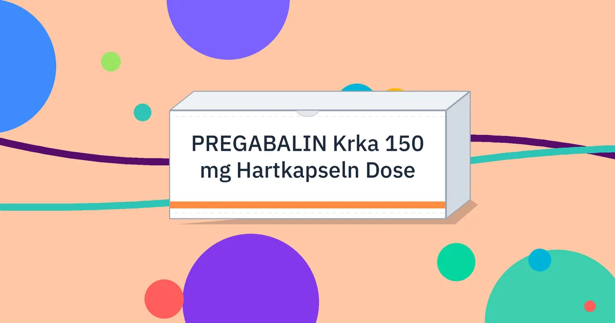Symbolbild: Packung mit der Aufschrift PREGABALIN Krka 150 mg Hartkapseln Dose (PZN 16497132) – Verfügbarkeit und Bezug in Apotheken in Frankfurt am Main