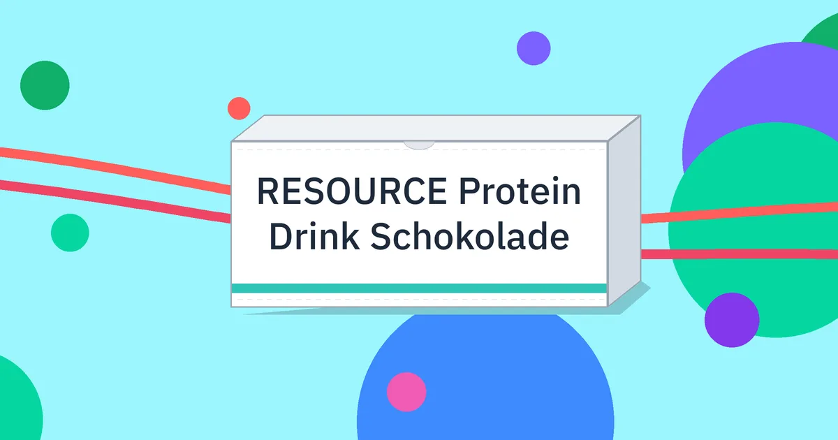 Symbolbild: Packung mit der Aufschrift RESOURCE Protein Drink Schokolade (PZN 20323030) – Verfügbarkeit und Bezug in Apotheken in Frankfurt am Main