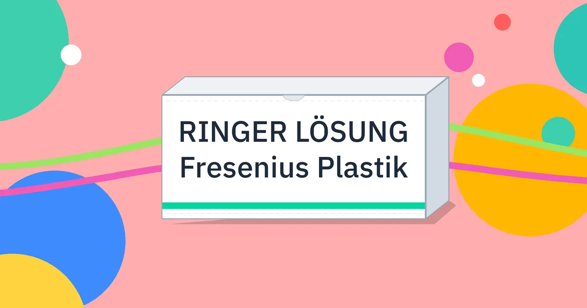 Symbolbild: Packung mit der Aufschrift RINGER LÖSUNG Fresenius Plastik (PZN 01836338) – Verfügbarkeit und Bezug in Apotheken in Frankfurt am Main