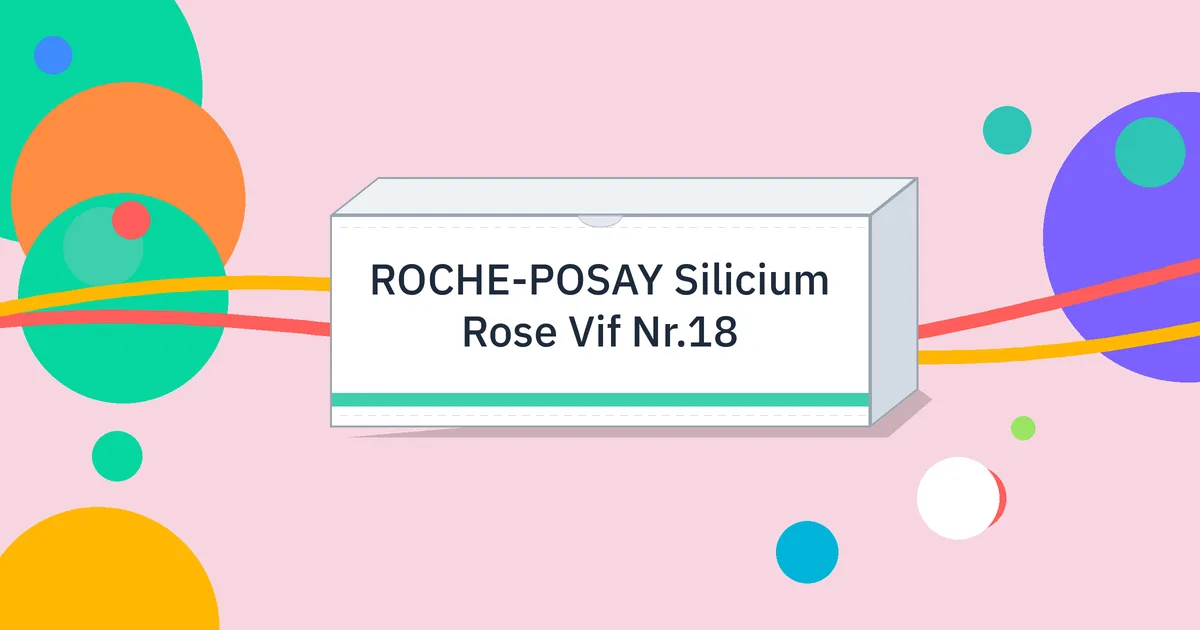 Symbolbild: Packung mit der Aufschrift ROCHE-POSAY Silicium Rose Vif Nr.18 (PZN 09439281) – Verfügbarkeit und Bezug in Apotheken in Frankfurt am Main