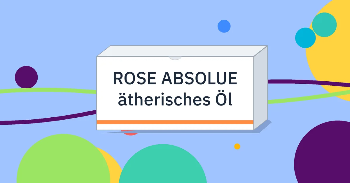 Symbolbild: Packung mit der Aufschrift ROSE ABSOLUE ätherisches Öl (PZN 04845071) – Verfügbarkeit und Bezug in Apotheken in Frankfurt am Main
