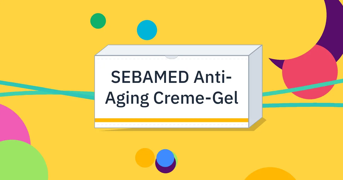 Symbolbild: Packung mit der Aufschrift SEBAMED Anti-Aging Creme-Gel (PZN 19186898) – Verfügbarkeit und Bezug in Apotheken in Frankfurt am Main