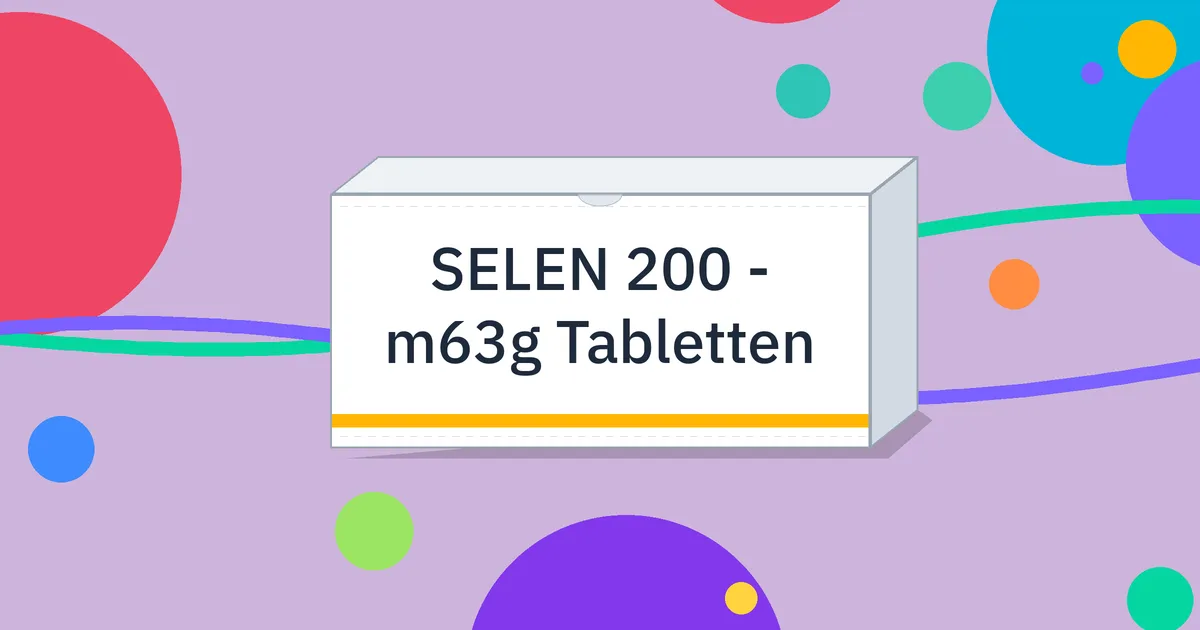Symbolbild: Packung mit der Aufschrift SELEN 200 -m63g Tabletten (PZN 10979060) – Verfügbarkeit und Bezug in Apotheken in Frankfurt am Main