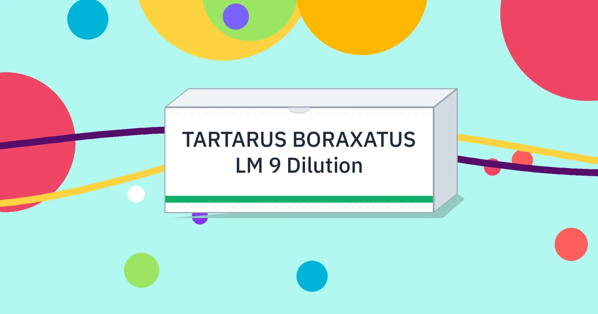 Symbolbild: Packung mit der Aufschrift TARTARUS BORAXATUS LM 9 Dilution (PZN 13214702) – Verfügbarkeit und Bezug in Apotheken in Frankfurt am Main