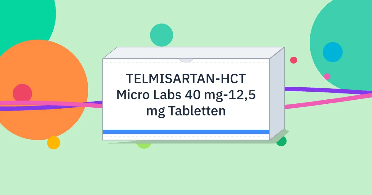 Symbolbild: Packung mit der Aufschrift TELMISARTAN-HCT Micro Labs 40 mg-12,5 mg Tabletten (PZN 13749030) – Verfügbarkeit und Bezug in Apotheken in Frankfurt am Main