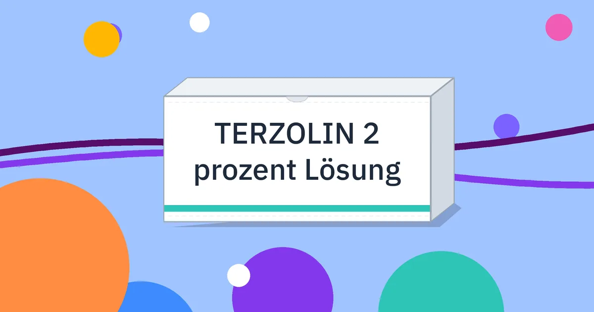 Symbolbild: Packung mit der Aufschrift TERZOLIN 2 prozent Lösung (PZN 14420349) – Verfügbarkeit und Bezug in Apotheken in Frankfurt am Main