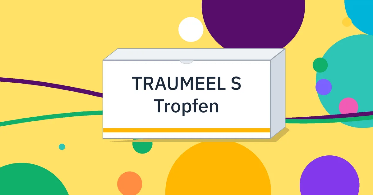 Symbolbild: Packung mit der Aufschrift TRAUMEEL S Tropfen (PZN 03515265) – Verfügbarkeit und Bezug in Apotheken in Frankfurt am Main