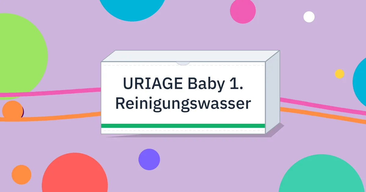 Symbolbild: Packung mit der Aufschrift URIAGE Baby 1. Reinigungswasser (PZN 17182235) – Verfügbarkeit und Bezug in Apotheken in Frankfurt am Main