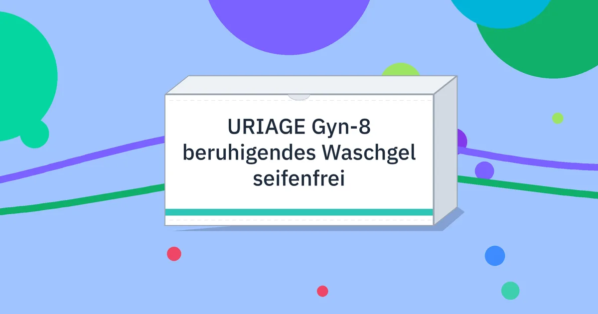 Symbolbild: Packung mit der Aufschrift URIAGE Gyn-8 beruhigendes Waschgel seifenfrei (PZN 17183016) – Verfügbarkeit und Bezug in Apotheken in Frankfurt am Main