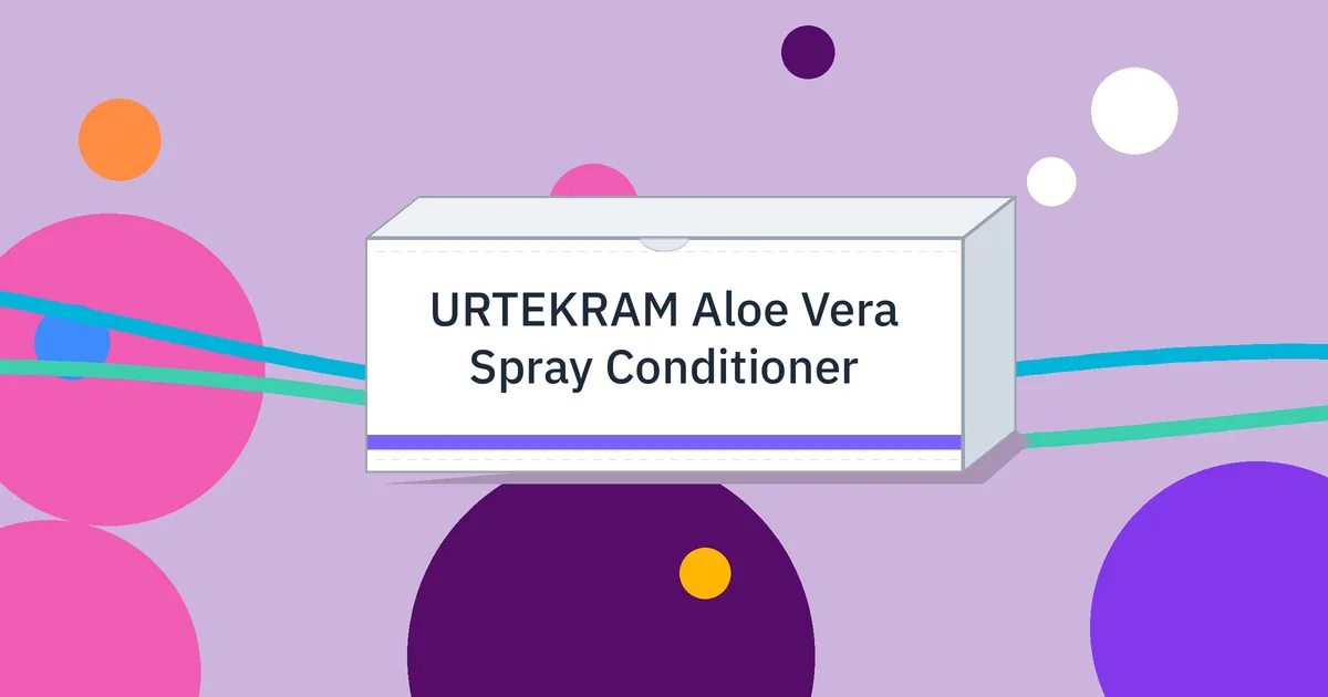 Symbolbild: Packung mit der Aufschrift URTEKRAM Aloe Vera Spray Conditioner (PZN 18820264) – Verfügbarkeit und Bezug in Apotheken in Frankfurt am Main