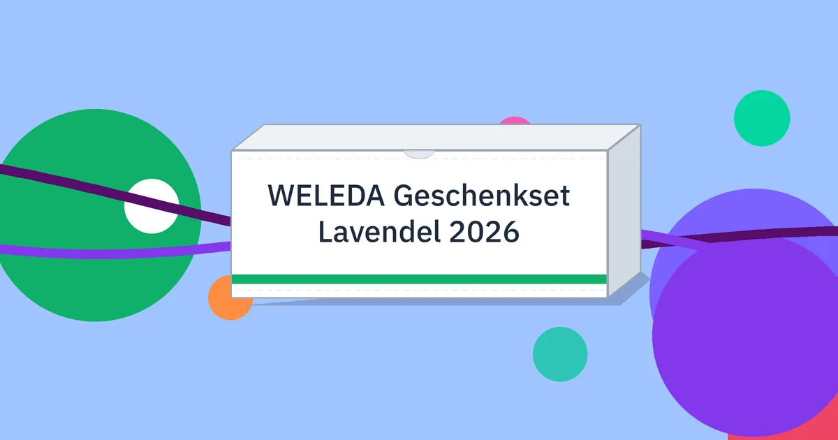 Symbolbild: Packung mit der Aufschrift WELEDA Geschenkset Lavendel 2026 (PZN 20351115) – Verfügbarkeit und Bezug in Apotheken in Frankfurt am Main