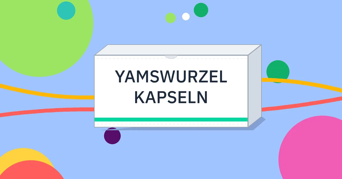 Symbolbild: Packung mit der Aufschrift YAMSWURZEL KAPSELN (PZN 04434882) – Verfügbarkeit und Bezug in Apotheken in Frankfurt am Main