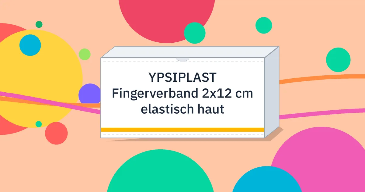 Symbolbild: Packung mit der Aufschrift YPSIPLAST Fingerverband 2x12 cm elastisch haut (PZN 12603301) – Verfügbarkeit und Bezug in Apotheken in Frankfurt am Main