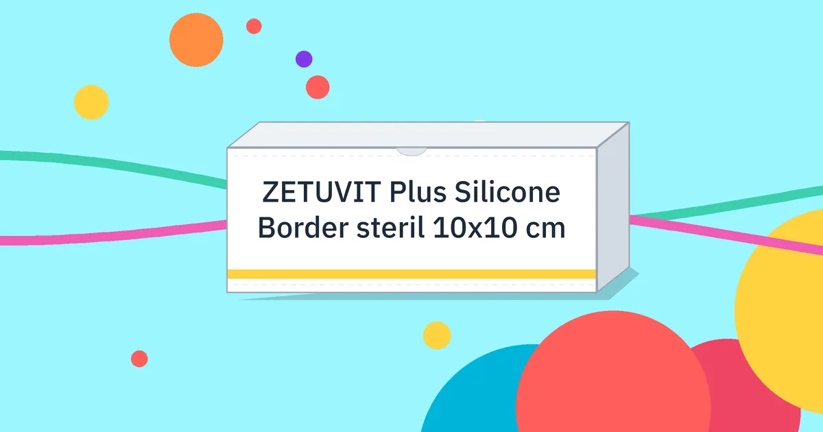 Symbolbild: Packung mit der Aufschrift ZETUVIT Plus Silicone Border steril 10x10 cm (PZN 20611728) – Verfügbarkeit und Bezug in Apotheken in Frankfurt am Main