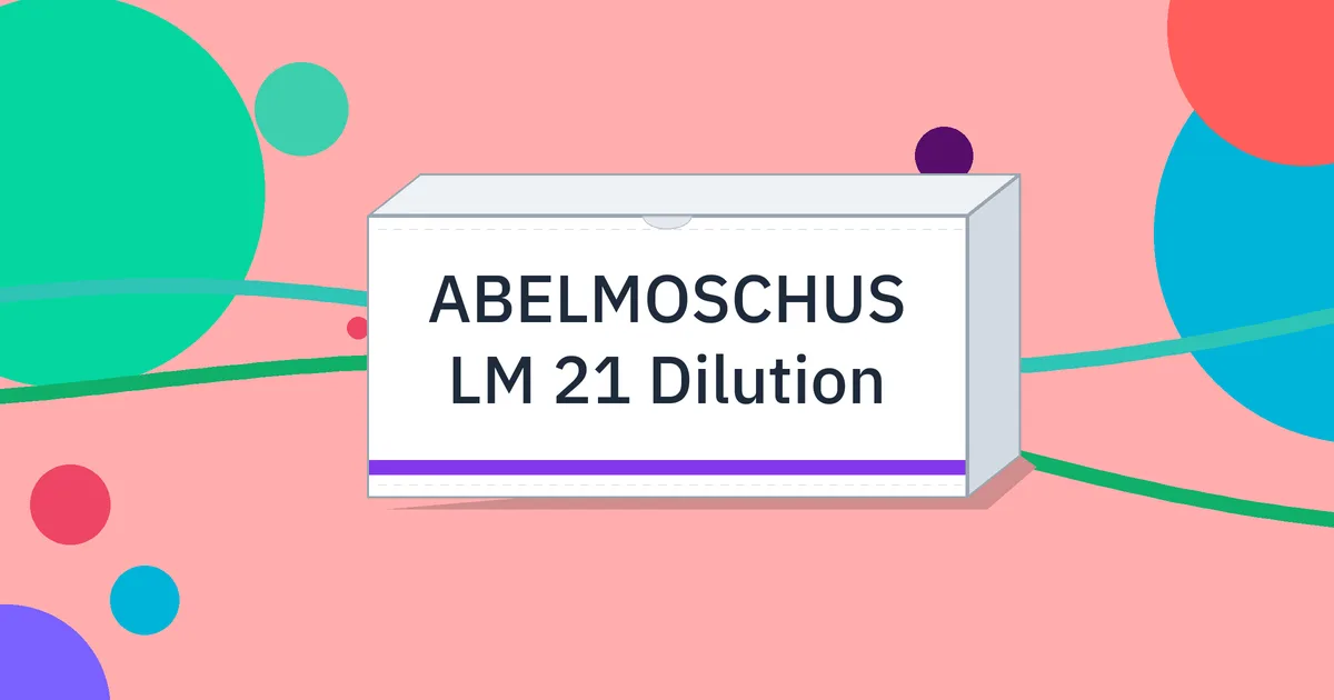 Symbolbild: Packung mit der Aufschrift ABELMOSCHUS LM 21 Dilution (PZN 12750309) – Verfügbarkeit und Bezug in Apotheken in Frankfurt am Main