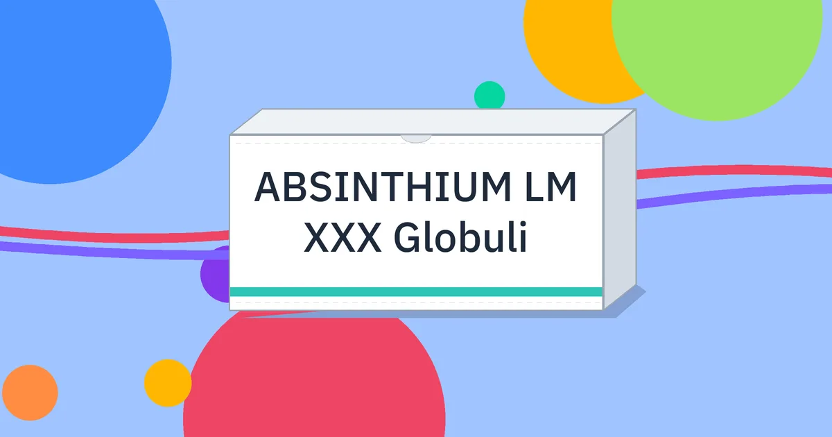 Symbolbild: Packung mit der Aufschrift ABSINTHIUM LM XXX Globuli (PZN 04500544) – Verfügbarkeit und Bezug in Apotheken in Frankfurt am Main