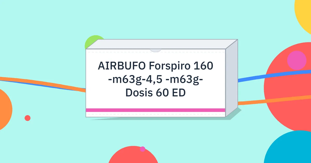 Symbolbild: Packung mit der Aufschrift AIRBUFO Forspiro 160 -m63g-4,5 -m63g-Dosis 60 ED (PZN 13584675) – Verfügbarkeit und Bezug in Apotheken in Frankfurt am Main