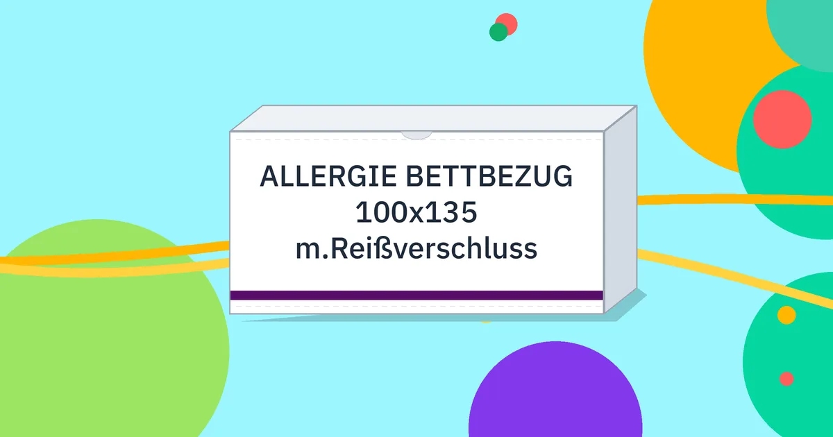Symbolbild: Packung mit der Aufschrift ALLERGIE BETTBEZUG 100x135 m.Reißverschluss (PZN 09302211) – Verfügbarkeit und Bezug in Apotheken in Frankfurt am Main